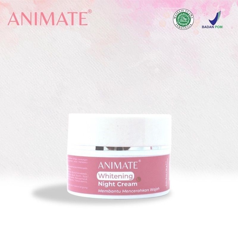 Jual Animate Whitening Night Cream ( 10gr ) | Shopee Indonesia