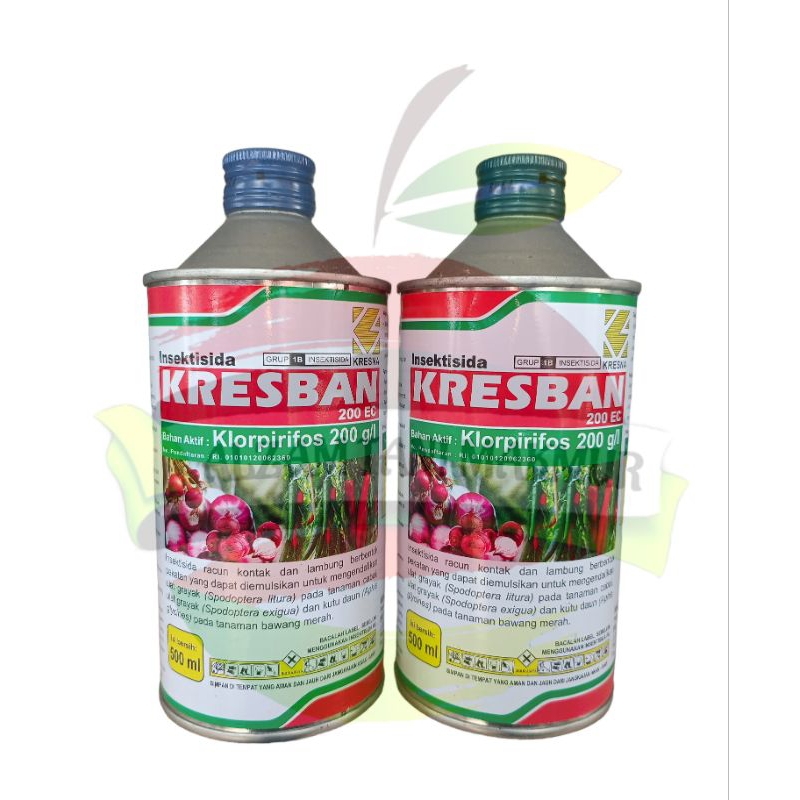 Jual Insektisida Pembasmi Hama KRESBAN 200 EC isi 500 ML Bahan Aktif ...