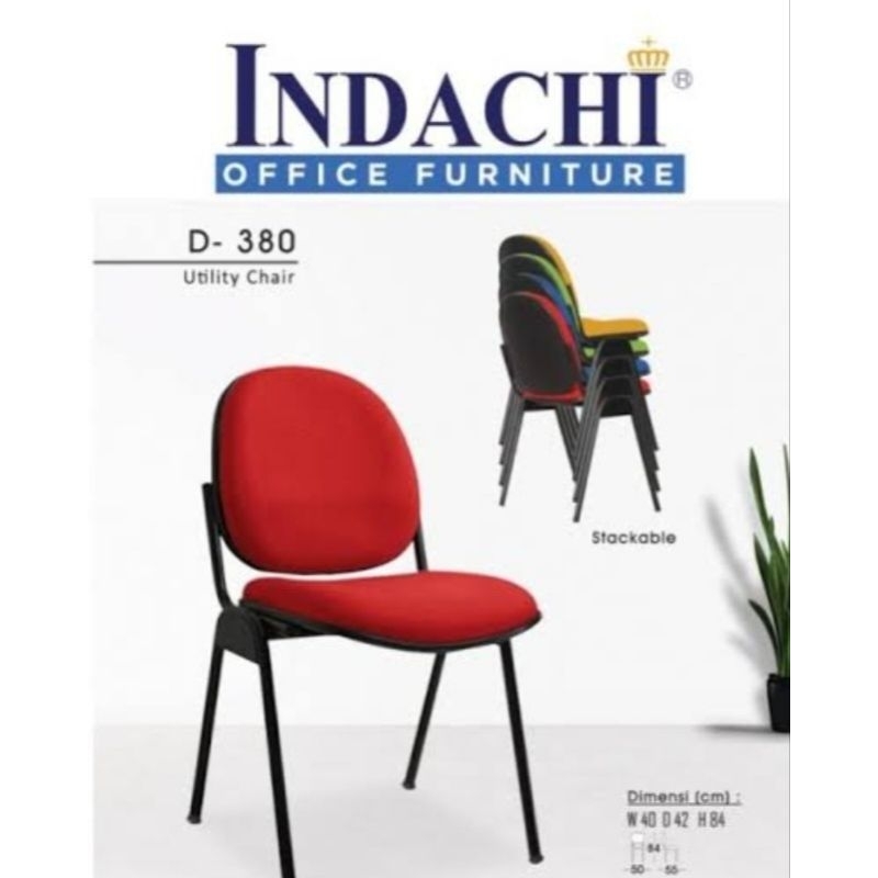 Jual KURSI STACKING INDACHI D-380 UTILITY KURSI SUSUN KURSI CAFE KURSI ...