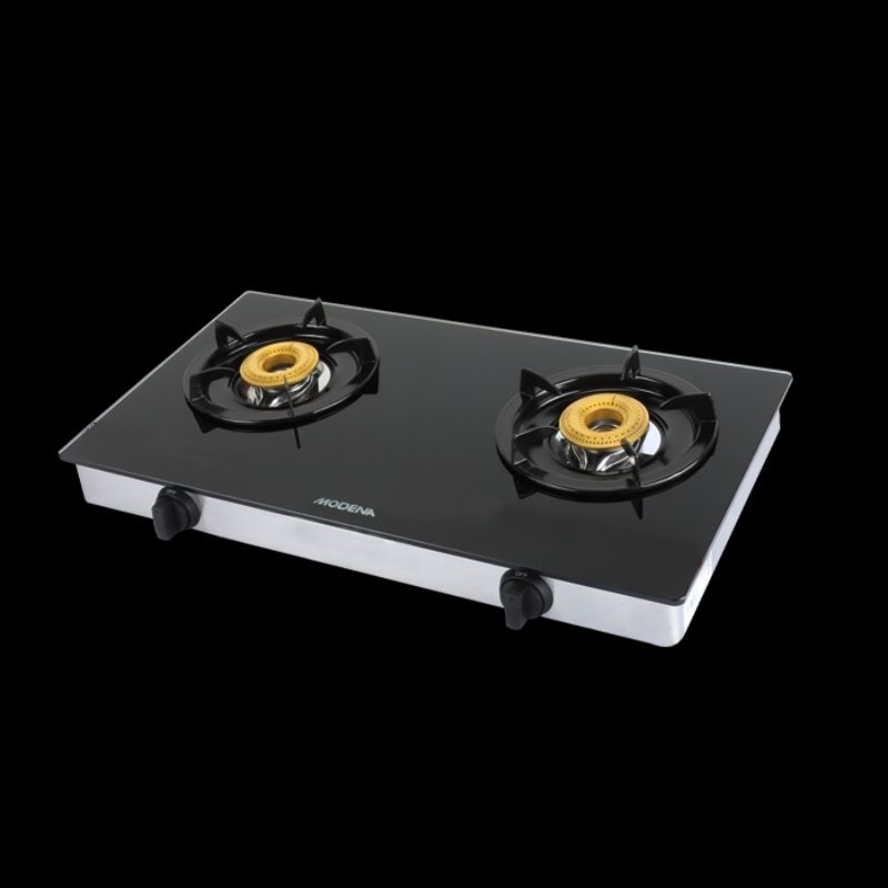 Jual Kompor Gas 2 Tungku Kaca MODENA PC 2721 L | Shopee Indonesia