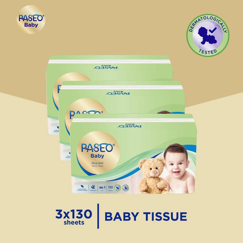 Jual PASEO Baby Tissue Soft Pack Tisu Bayi Lembut Kemasan Family Pack ...