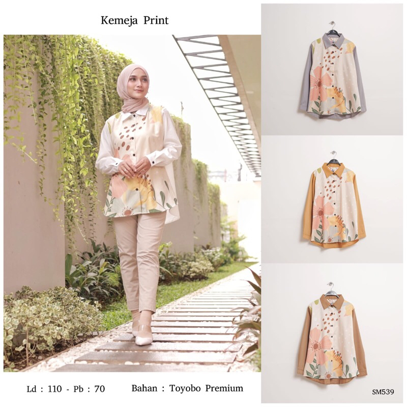 Jual Kemeja Print Toyobo Premium | Shopee Indonesia