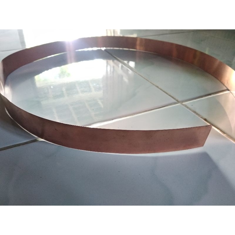 Jual plat tembaga ukuran 120cm x 1.7cm tebal 0.25mm | Shopee Indonesia