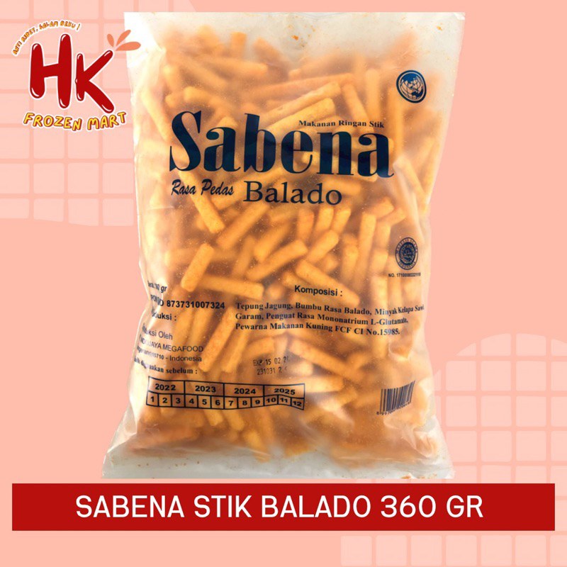 Jual Sabena Stik Balado 360gr | jajanan snack lebaran stick HK FROZEN MART | Shopee Indonesia