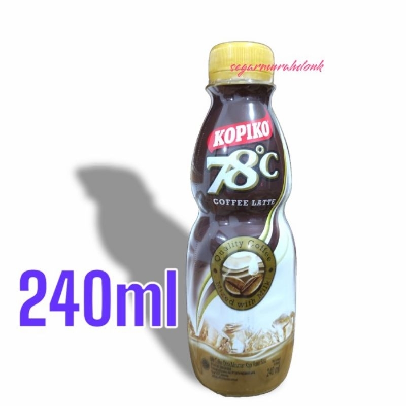 Jual Kopiko 78 C Coffee Latte 240 ml | Shopee Indonesia