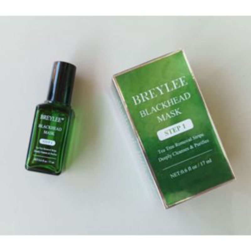 Jual Breylee Blackhead Mask Step 1 & Pore Serum Step2 17ml | Shopee ...