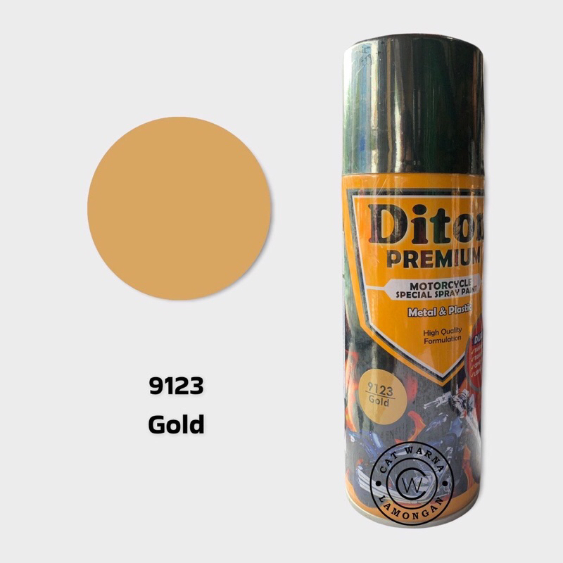 Jual Diton Premium 9123 Gold | Pylox Cat Semprot Pilok Motor Pilox ...