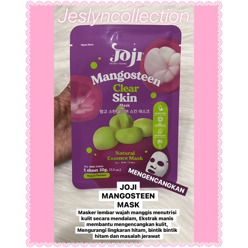 Jual JOJI SECRET FACIAL MASK ORIGINAL THAILAND | Shopee Indonesia