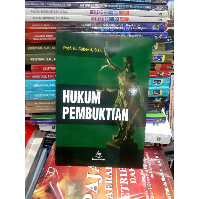 Jual Buku HUKUM PEMBUKTIAN Prof. R. Subekti | Shopee Indonesia