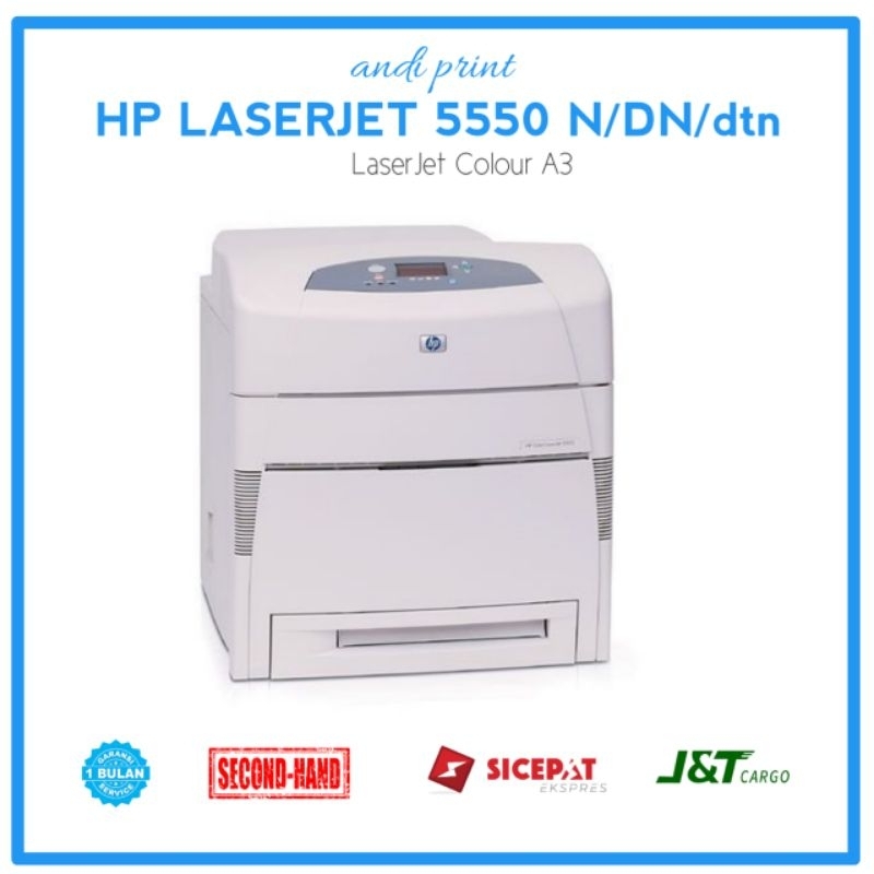 Jual PRINTER HP LASERJET COLOUR 5550 A3 | Shopee Indonesia