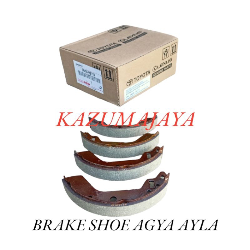 Jual Kampas Rem Sepatu Rem Belakang Brake Shoe Ayla Agya Manual Dan ...
