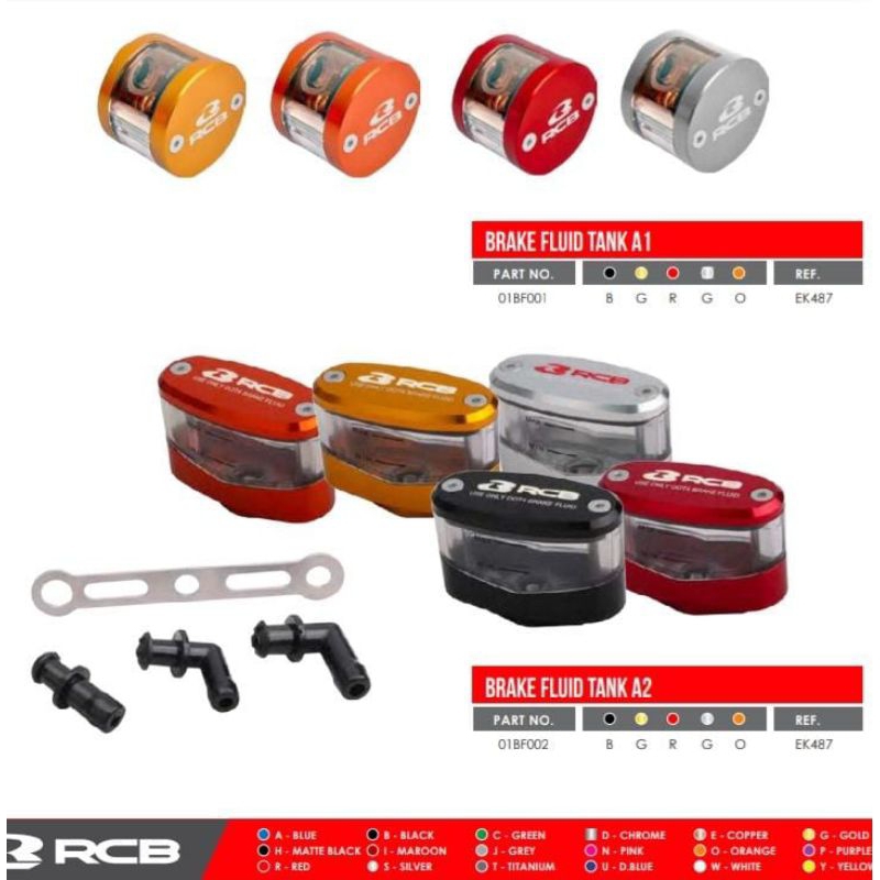 Jual Tabung Minyak rem RCB Tank Fluid RCB A1 dan A2 Original RCB ...