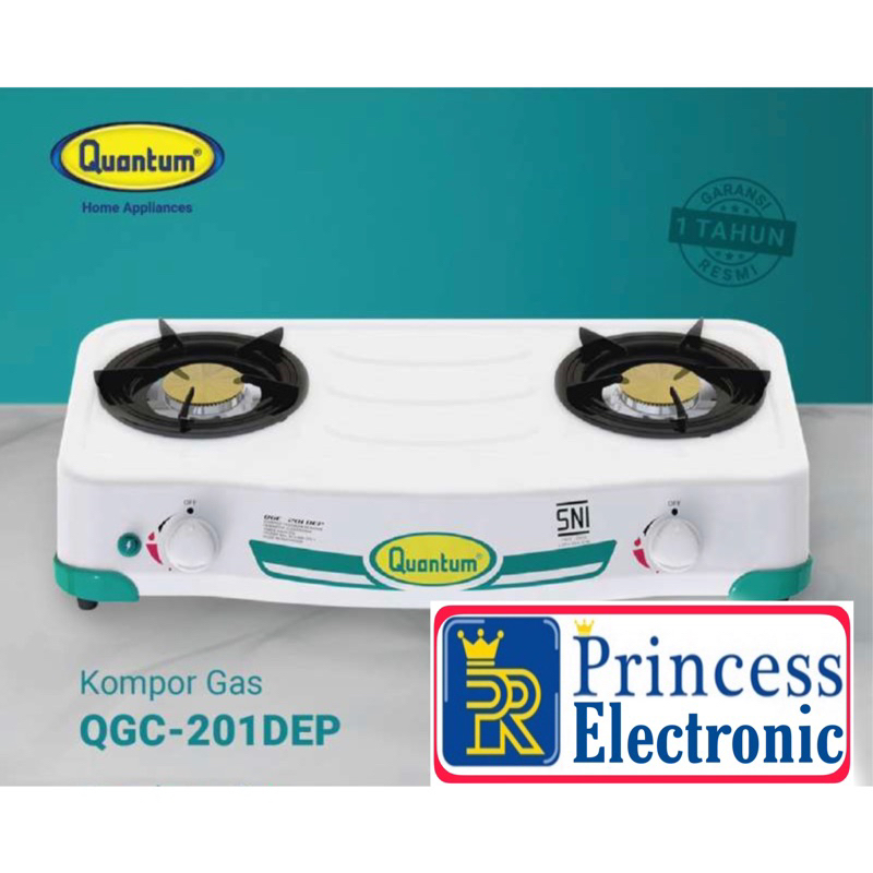 Jual Kompor Gas Quantum 201DEP 2 Tungku Dengan Pemantik Elektrik dan ...