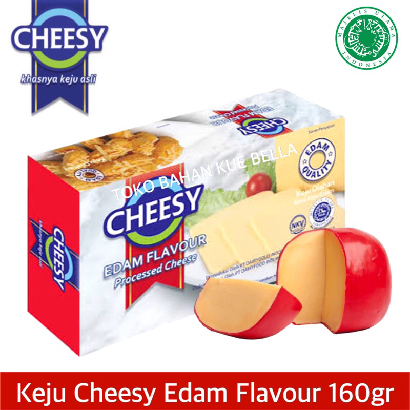 Jual CHEESY EDAM 160gr - Keju Edam Flavour Cheese | Shopee Indonesia