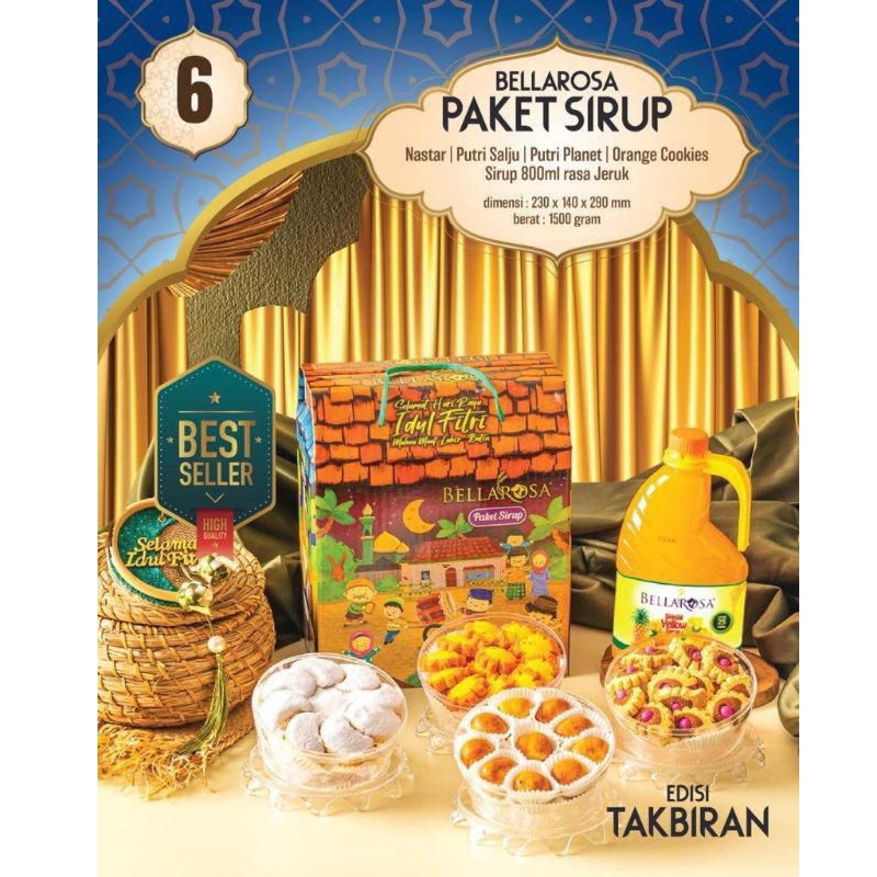 Jual Paket sirup bellarosa abadi lebaran idul fitri parcel hampers ...