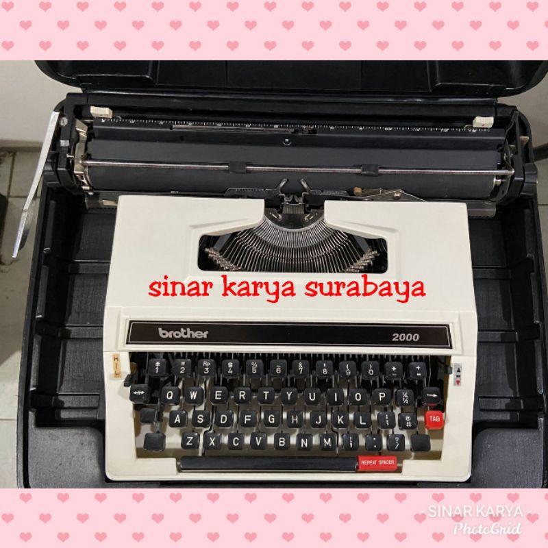 Jual Mesin Ketik manual Brother 13 inch tik typewritter rekondisi made ...
