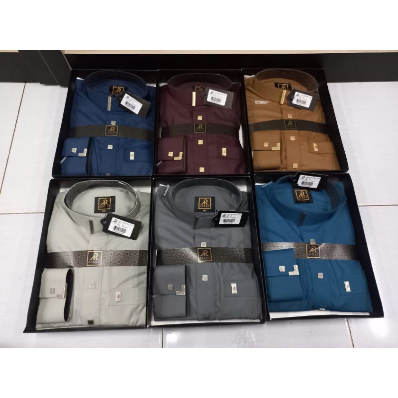 Jual jubah Al Raz terbaru model imam Ahmad lengan panjang manset ...