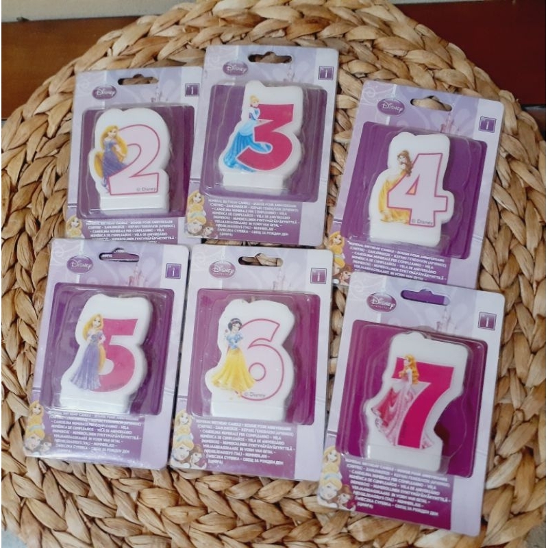 Jual Lilin Ulang Tahun Angka Disney Princess / Lilin Angka | Shopee ...