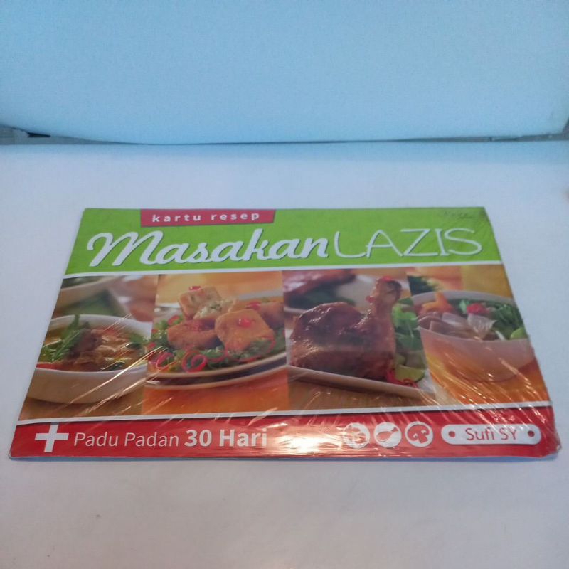 Jual Buku Menu Masakan "Kartu Resep Masakan Lazis + Padu Padan 30 Hari ...