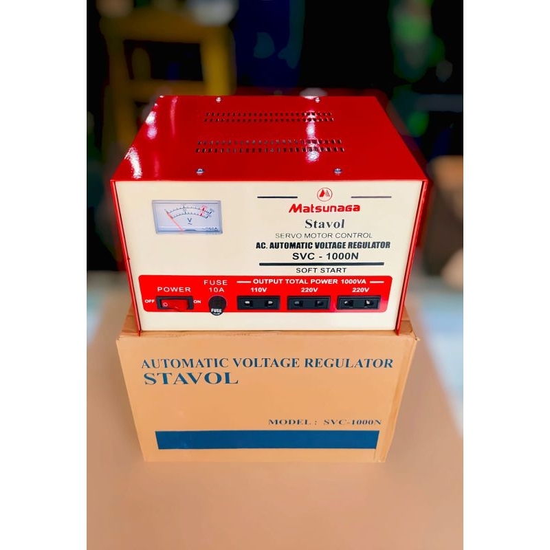 Jual Stavol stabilizer Automatic Voltage Regulator Matsunaga SVC-1000N ...