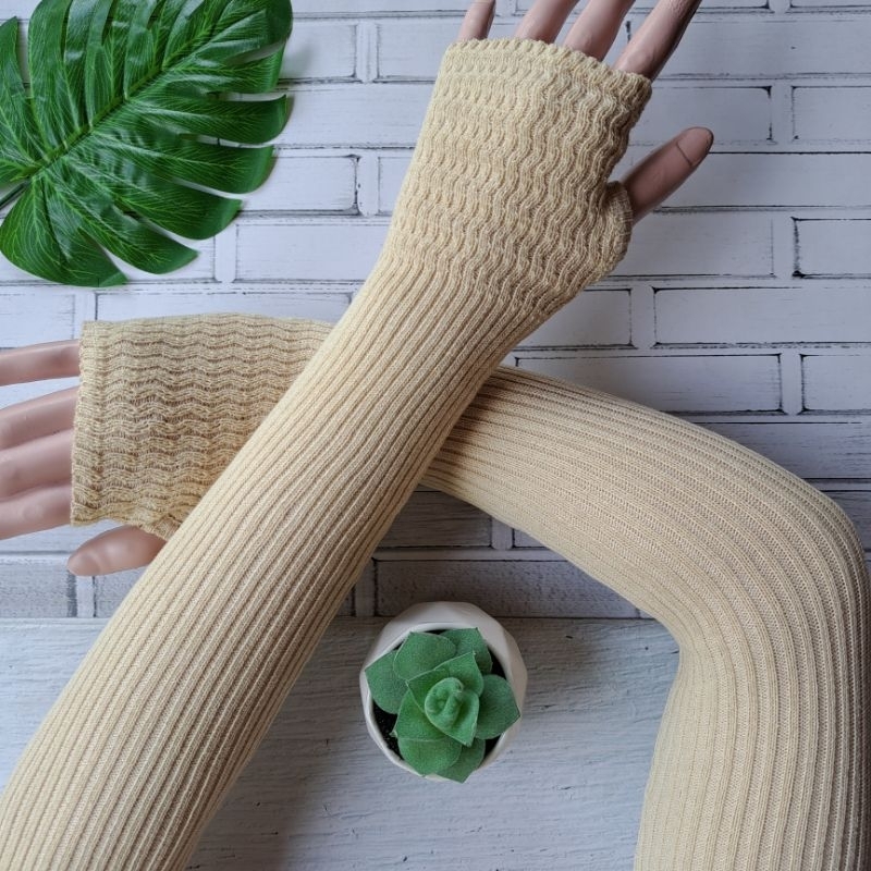 Jual MANSET HANDSOK RAJUT SEMI PREMIUM MANSET TANGAN | Shopee Indonesia