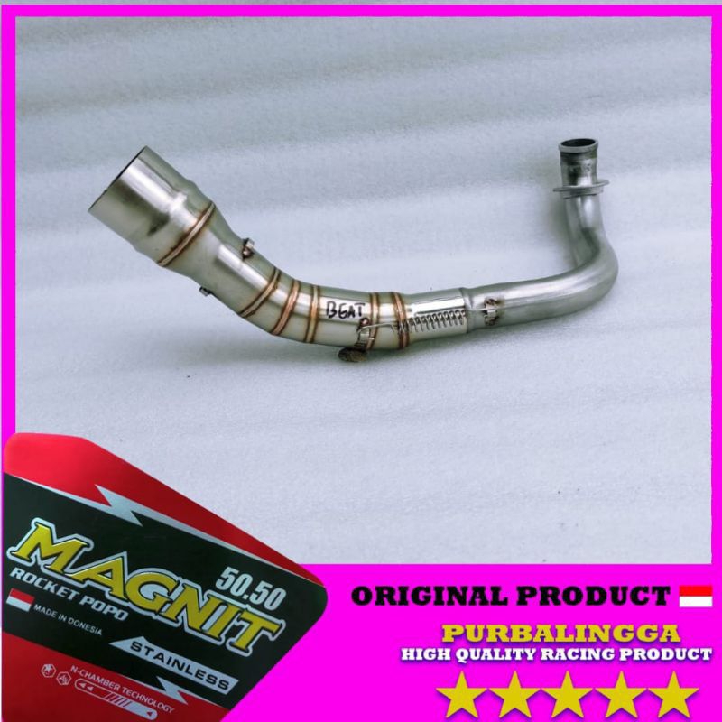 Jual Knalpot Motor Beat Scoopy New 2021 Genio full cacing stainless ...