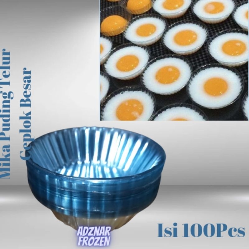Jual Mika cup roti ukuran Besar / mika puding mata sapi isi 100 ...