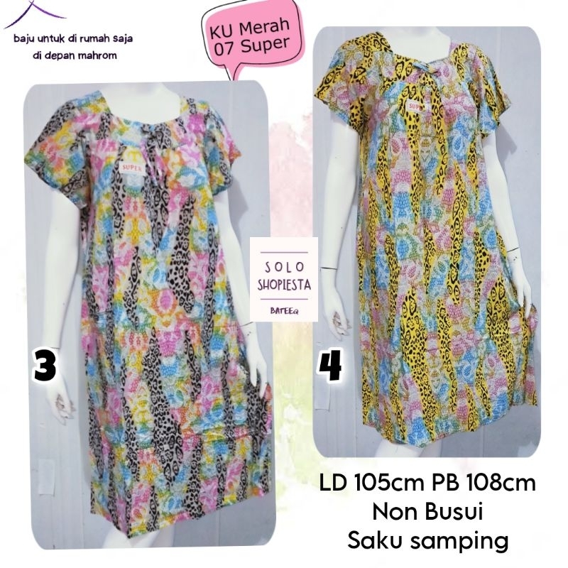 Jual Daster LD 105 Kencana Ungu label merah super 07 Homedress Cantik ...