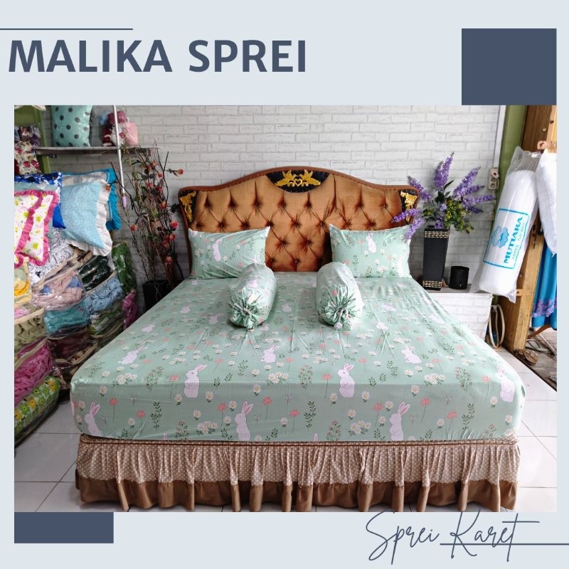 Jual Sprei Karet Set Malika King Size Motif Rabbit | Shopee Indonesia