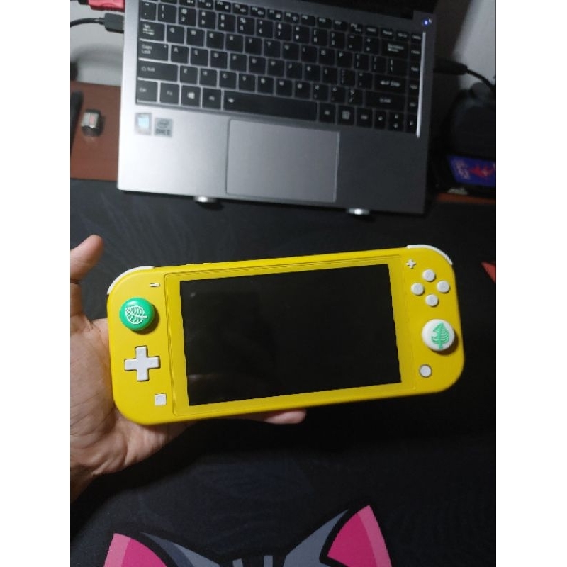 Jual Nintendo Switch Lite Yellow Banyak Bonus (second like new ...
