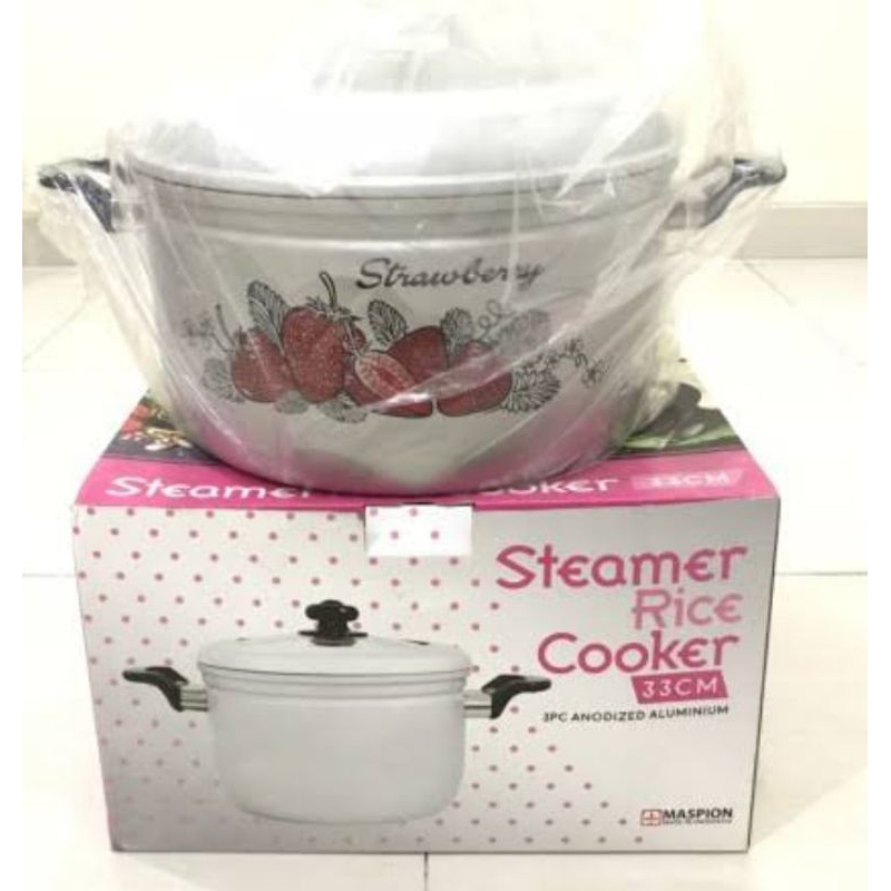 Jual Panci Steamer Rice Cooker Pancaguna Maspion 33cm/tutup kaca ...
