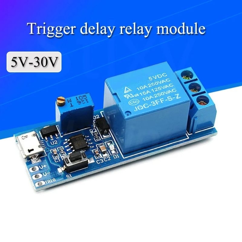 Jual Module Delay Relay Low Trigger Timer Switch Control Dc 5 30v 10a 250vac Shopee Indonesia