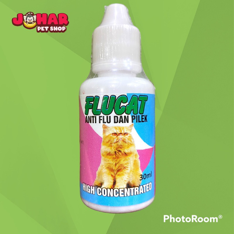 Jual Flucat obat flu demam pilek bersin kucing kitten cat 30ml | Shopee ...