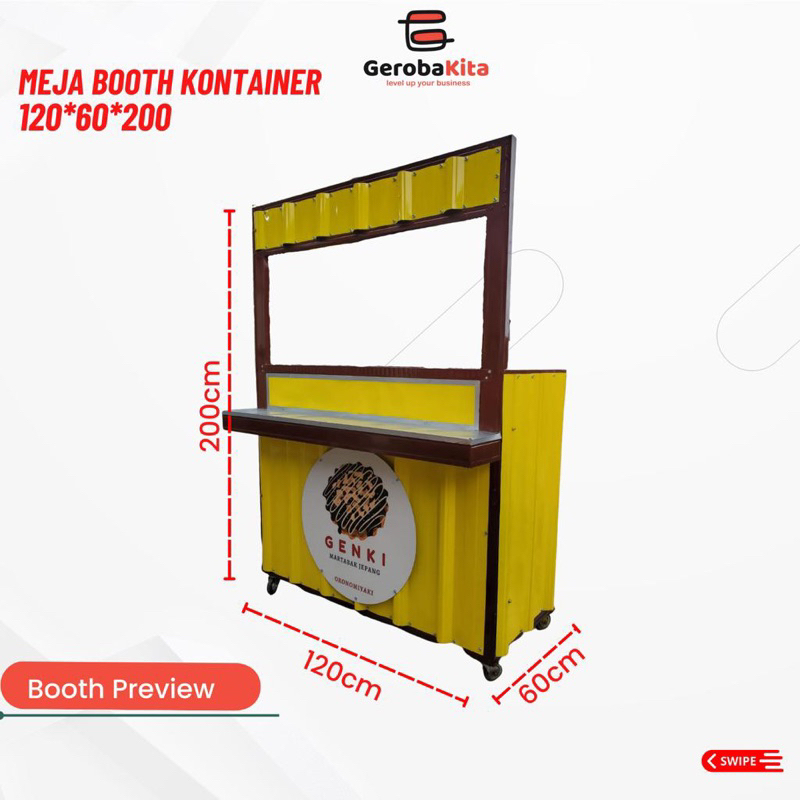 Jual Meja Booth Makanan Minuman Minimalis | Shopee Indonesia