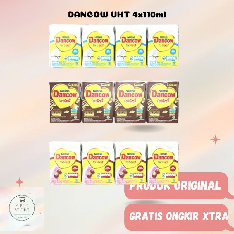 Jual DANCOW Forti Gro UHT Cokelat , Strawberry , Vanila multipack ...