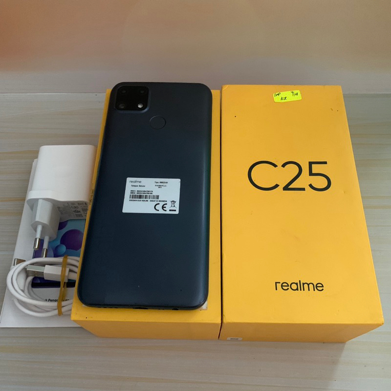 Jual Realme C25 ram 4GB 128GB Bekas - Fullset Resmi - second | Shopee Indonesia