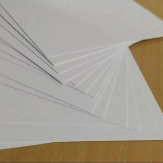 Jual Kartu TIK 200 gsm F4 PERLEMBAR / Kertas HVS BC Tebal Halus 200 ...