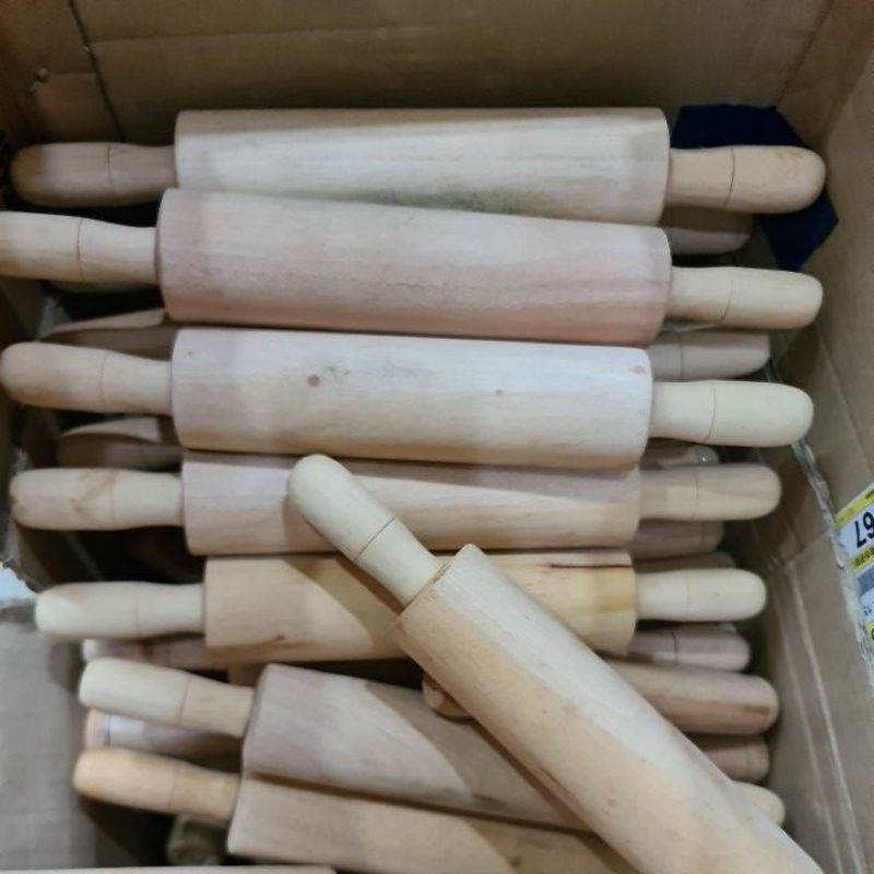 Jual rolling adonan kue rolling kayu adonan pengiling adonan bahan kayu ...
