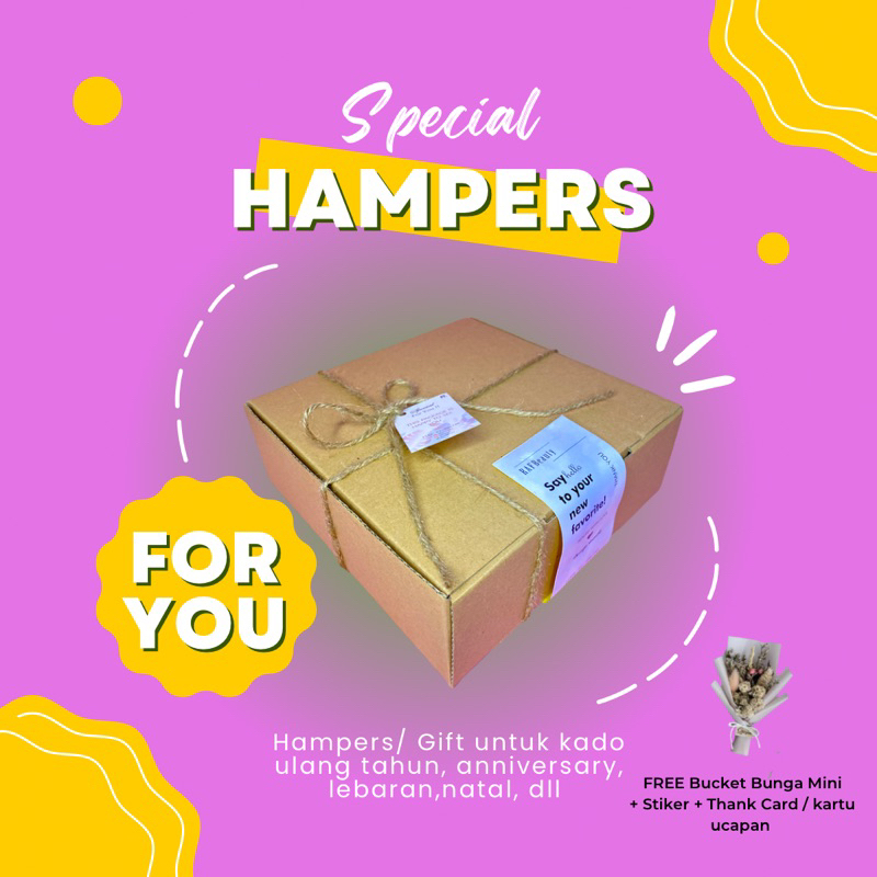 Jual HAMPERS Kado Lebaran || Kado Lamaran || Kado Ulang Tahun FREE Gift ...
