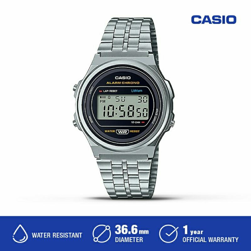 Jual Casio Jam Tangan Digital A171WE-1ADF Original Garansi 1 Tahun ...