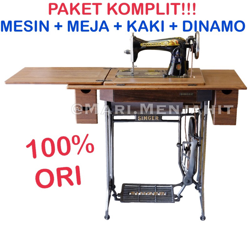 Jual SINGER JKB 15 CL CLASS MESIN JAHIT MANUAL TRADISIONAL KLASIK FULL ...