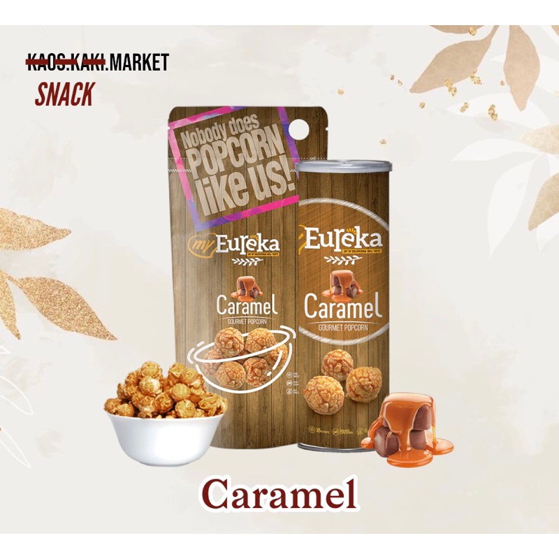 Jual Eureka Popcorn Caramel Can ( 70g ) / Pack ( 140 g ) | Shopee Indonesia