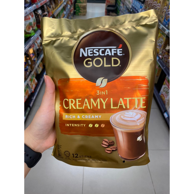 Jual nescafe gold creamy latte / nescafe gold dark latte / cafe white ...