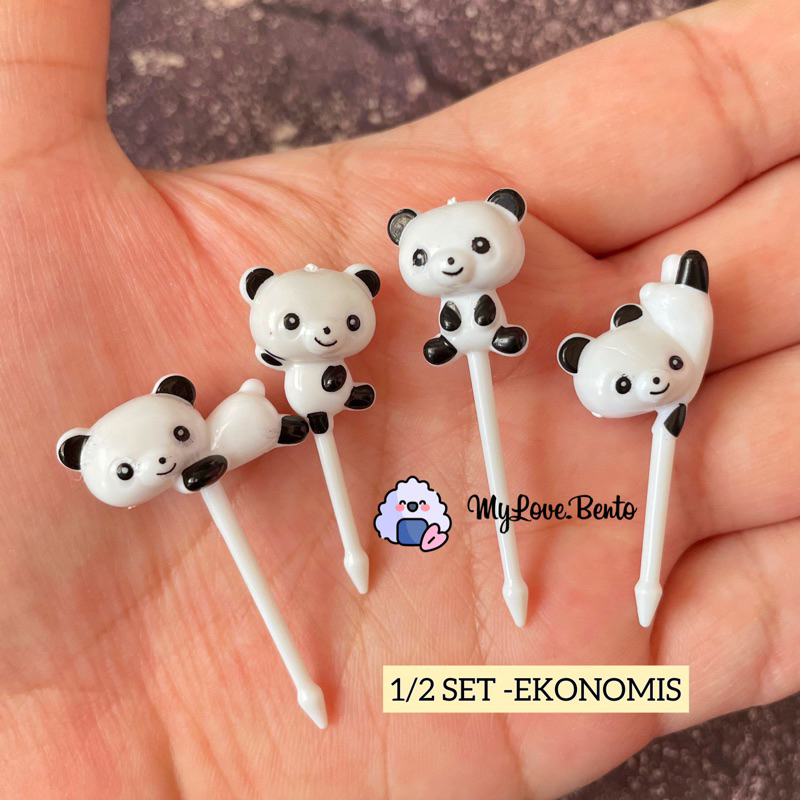 Jual Panda Picks Tusuk Bento Foodpicks Tusukan Garpu Makan Anak Bento ...