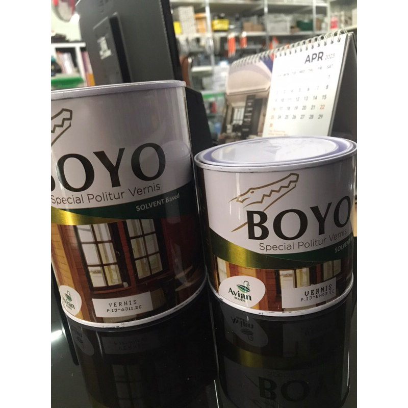 Jual BOYO CAT POLITUR 1 LITER (BACA DESKRIPSI) | Shopee Indonesia