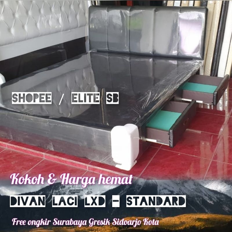 Jual Set Divan Laci dari LxD amben rangka divan minimalis kokoh 160 x ...