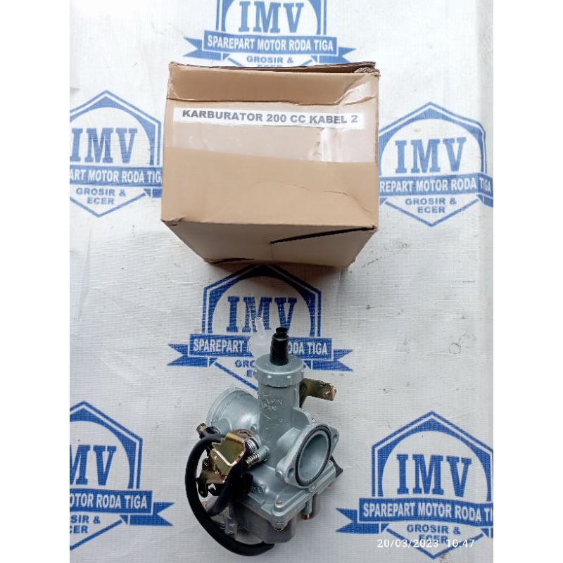 Jual karburator 200 cc kabel 2 pz 30 untuk motor roda 3 viar kaisar dll | Shopee Indonesia