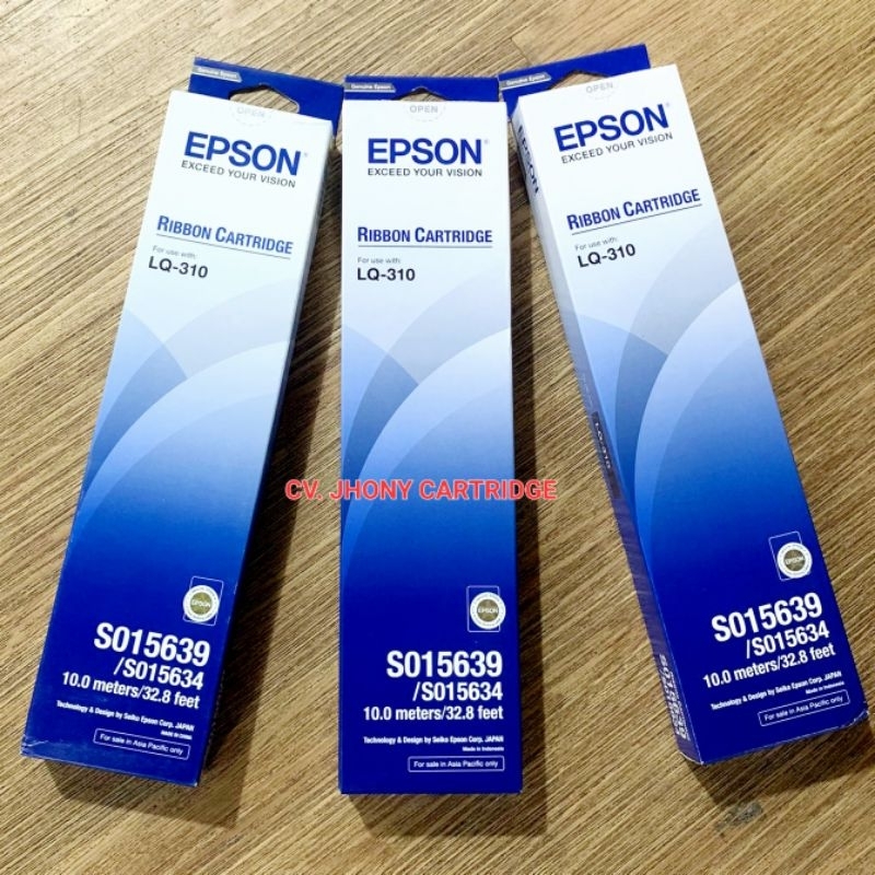 Jual Epson Pita Dot Matrix Ribbon Cartridge LQ310 LQ-310 Original Asli ...