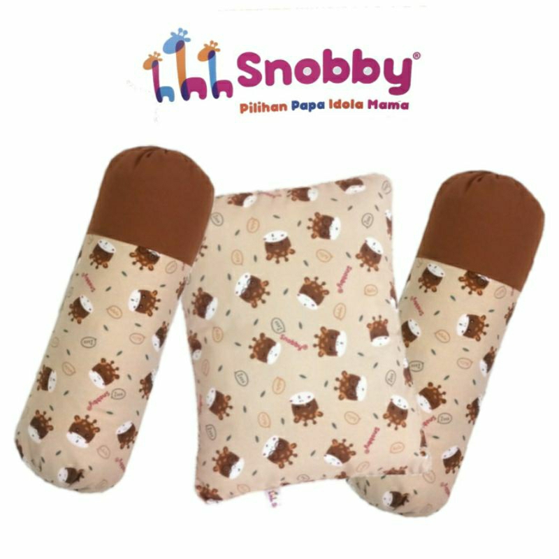 Jual Snobby Bantal Guling Bayi Set 3 in1 (1 Bantal + 2 Guling) Snobby ...