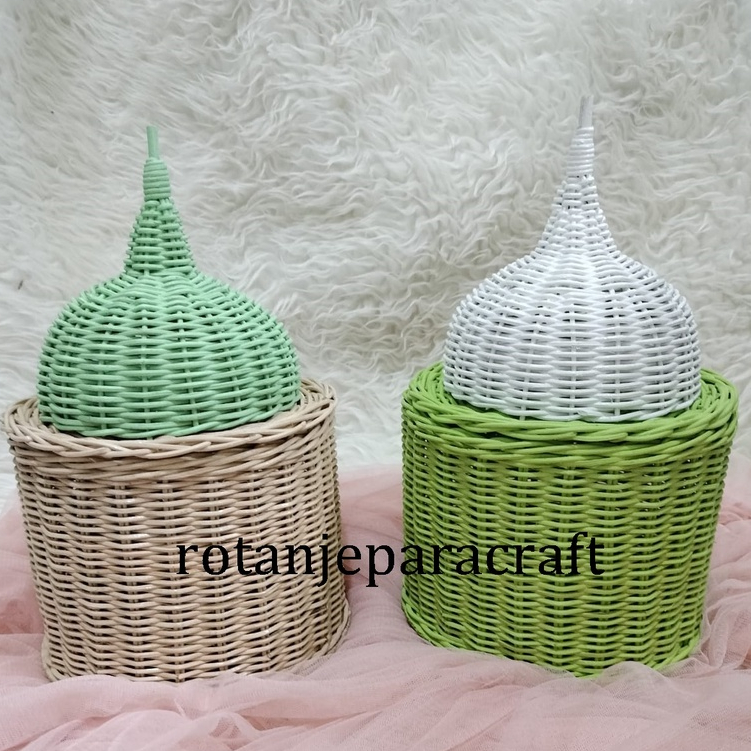 Jual Kubah rotan alas triplek/rotan lebaran/keranjang rotan | Shopee ...
